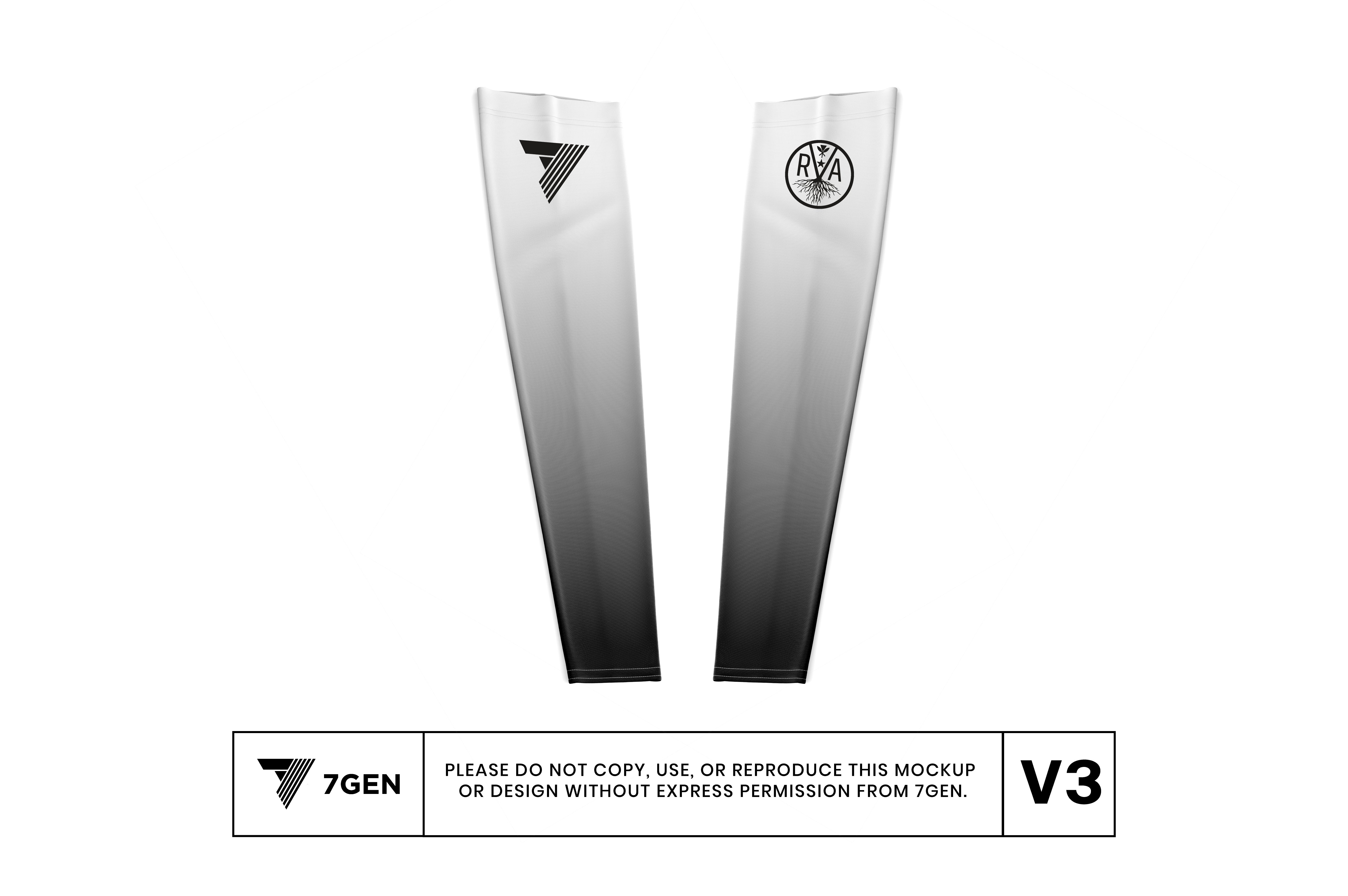 Compression Arm Sleeves - White – 7GEN Clothing